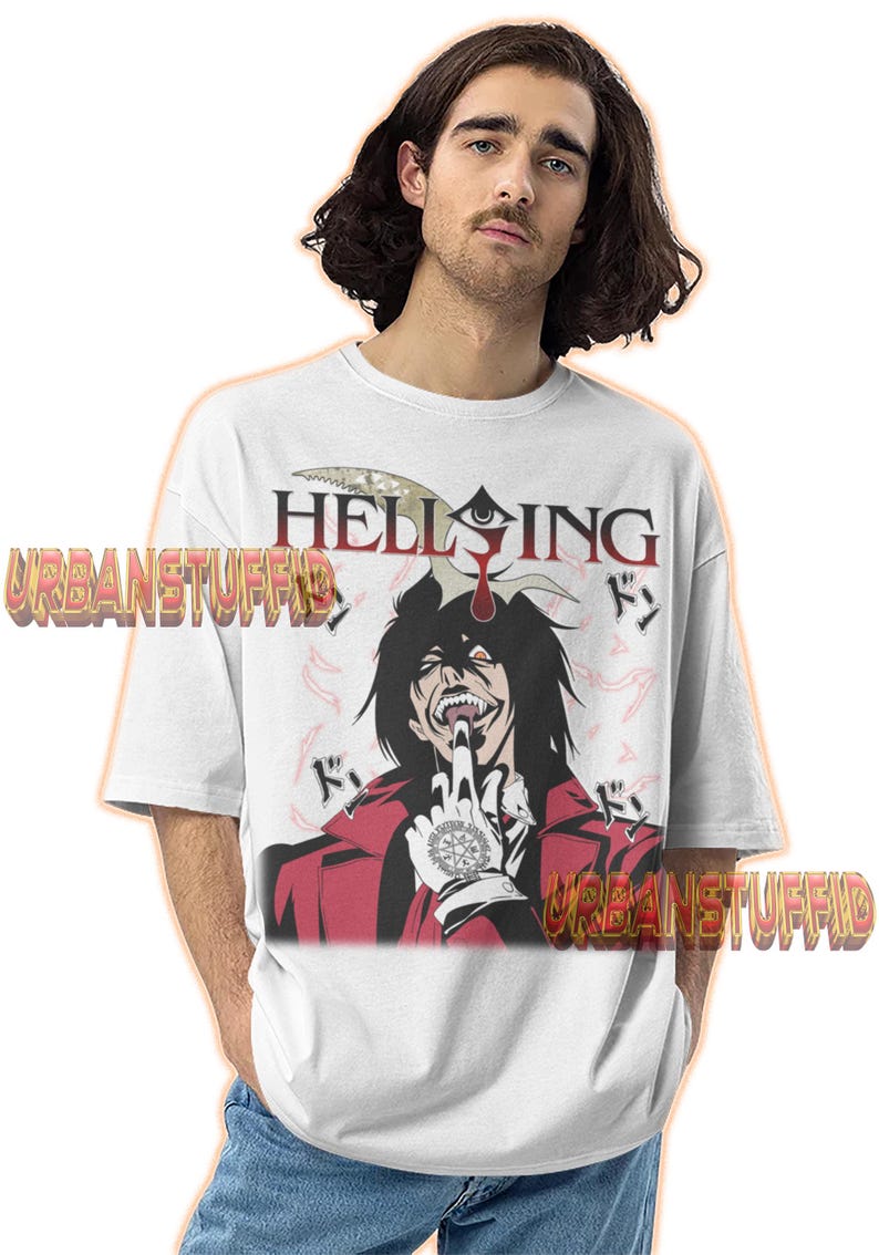 HELLSING ANIME GRAPHIC Shirt - Alucard Hellsing Ova Merch - Hellsing ...