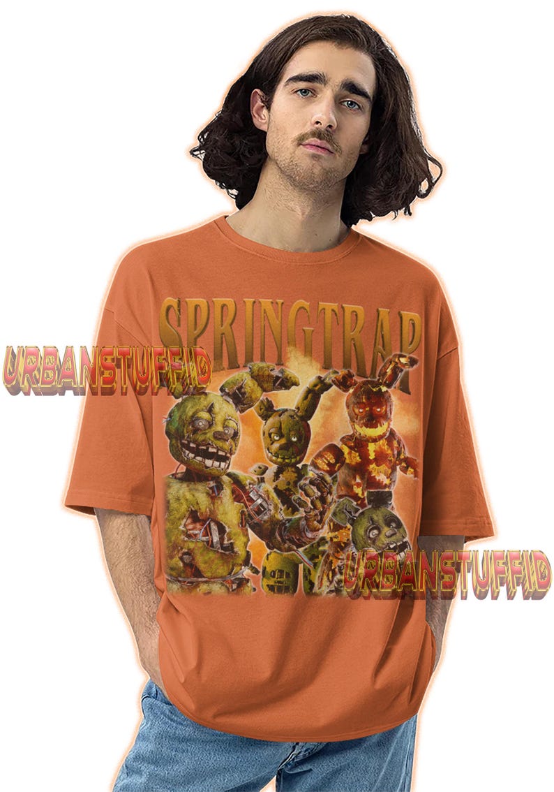 SPRINGTRAP FNAF GRAPHIC Shirt - William Afton Five Nights at Freddys ...