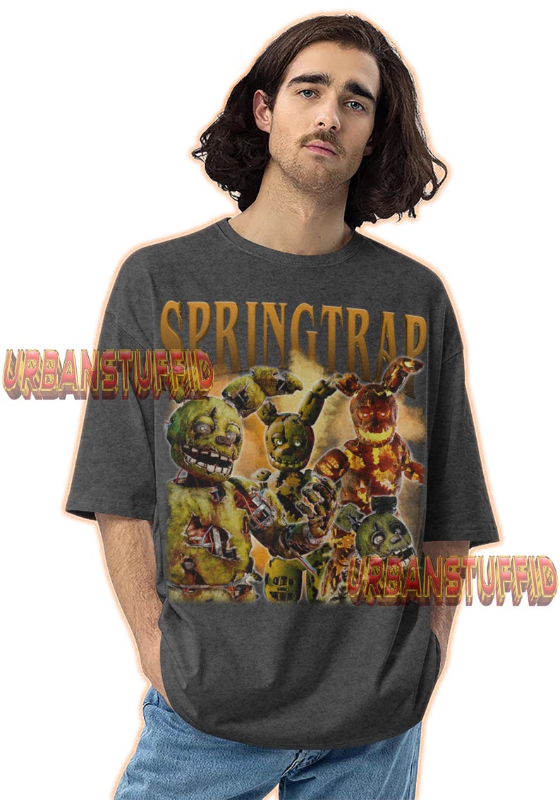 SPRINGTRAP FNAF GRAPHIC Shirt - William Afton Five Nights at Freddys ...