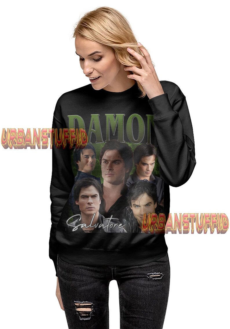 DAMON SALVATORE THE Vampire Diaries Graphic Shirt - Damon Salvatore ...