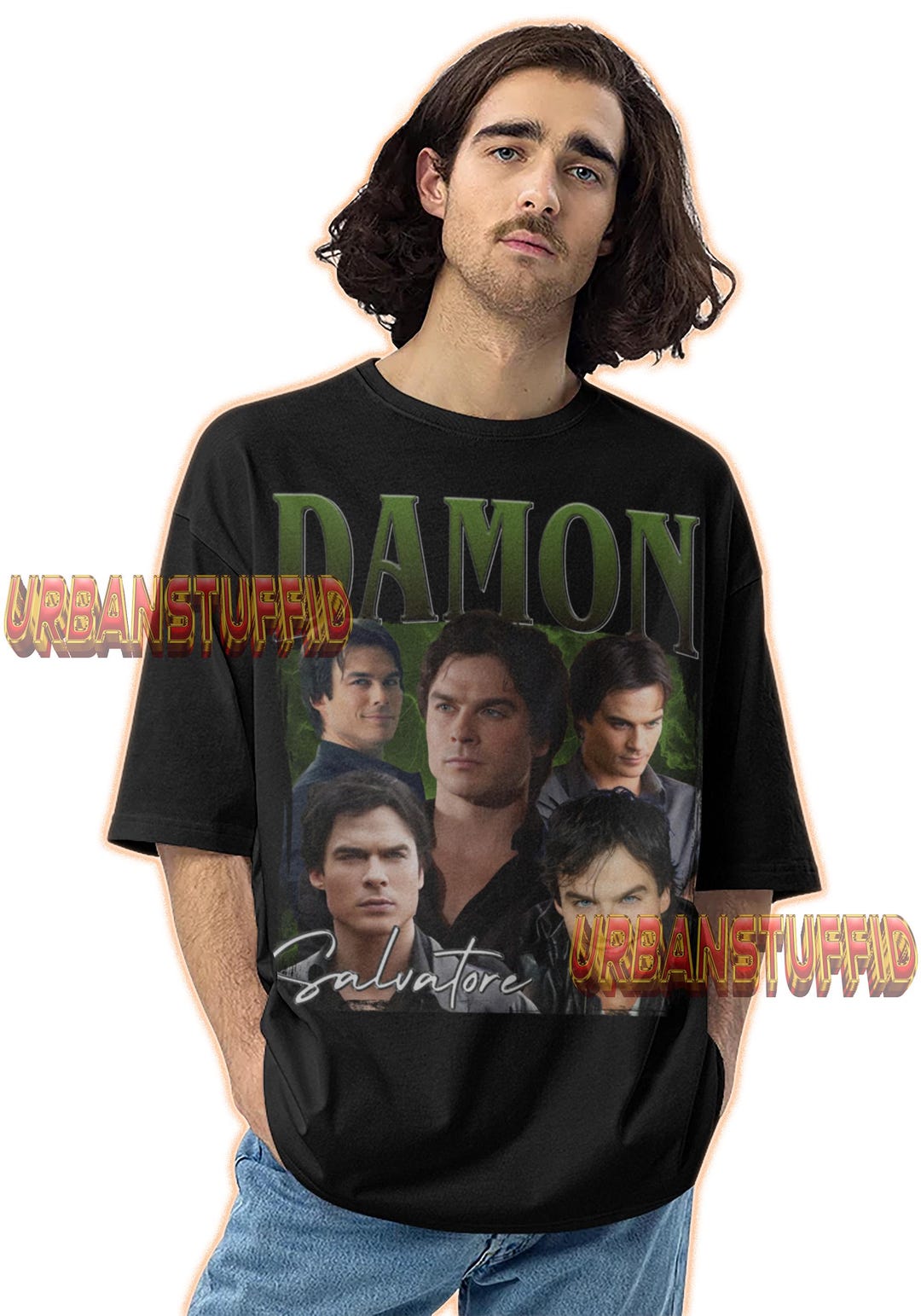 DAMON SALVATORE THE Vampire Diaries Graphic Shirt - Damon Salvatore ...