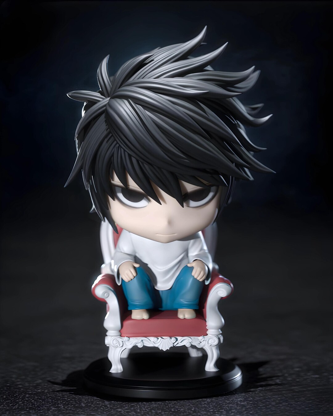 Detective Genius Chibi Statue | Cute Anime Sleuth Figurine | Mystery ...