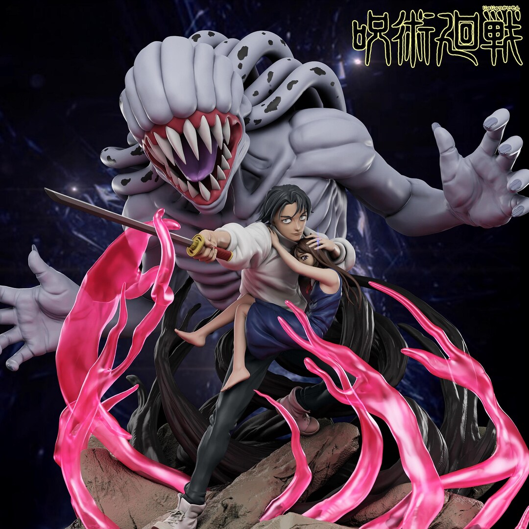 Jujutsu Kaisen Yuta & Rika Diorama | Anime STL Statue | Cursed Spirit ...
