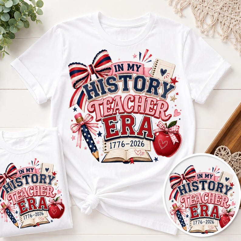 250th Anniversary Teacher PNG Bundle, America 250 Teacher Shirt Designs ...