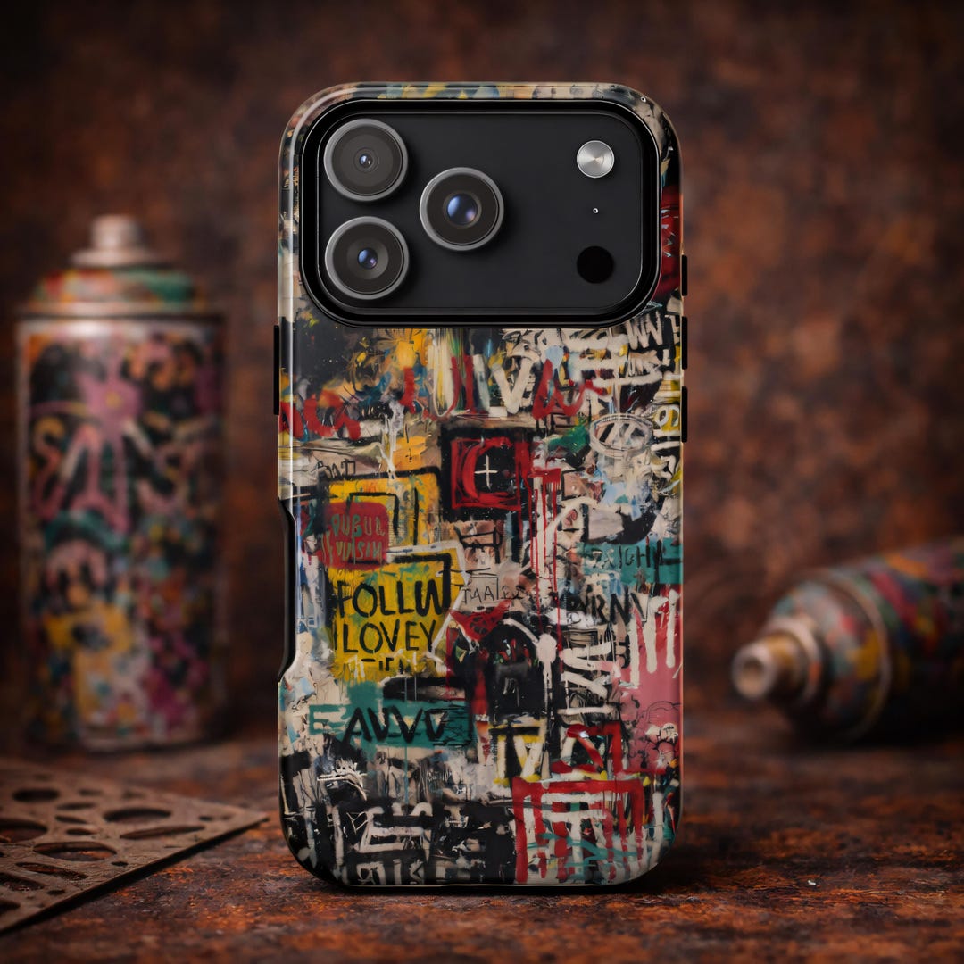 Neo-expressionist Abstract Graffiti Case | Edgy Urban Street Art Cover ...