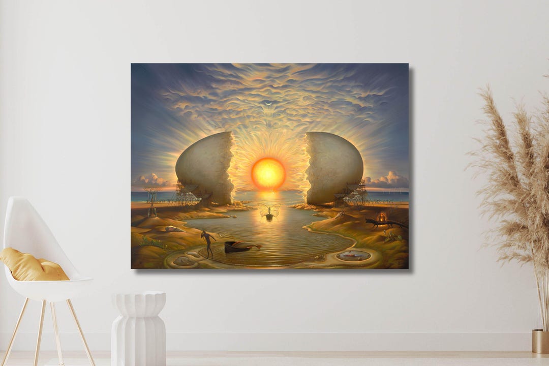 Vladimir Kush Sunrise Ocean Canvas Art Print: Ready to Hang - Etsy