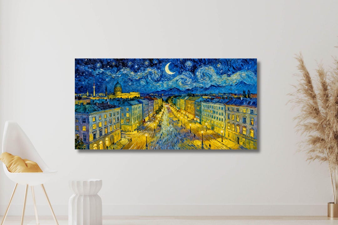 Starry Night in Berlin - Van Gogh Inspirations in Germany With Skyline ...