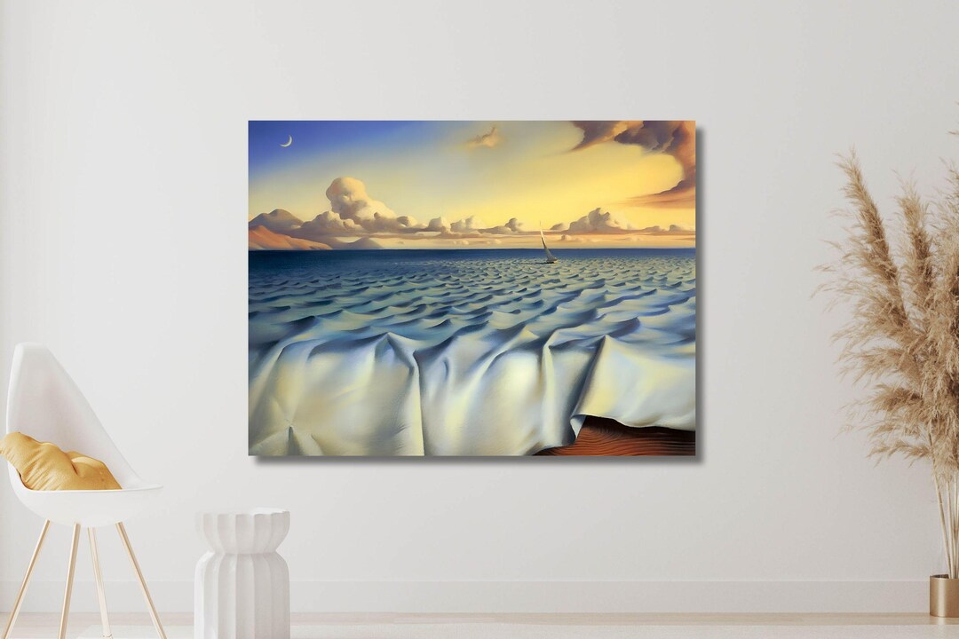Vladimir Kush Ripples on the Ocean Canvas Art Print: Ready to Hang - Etsy