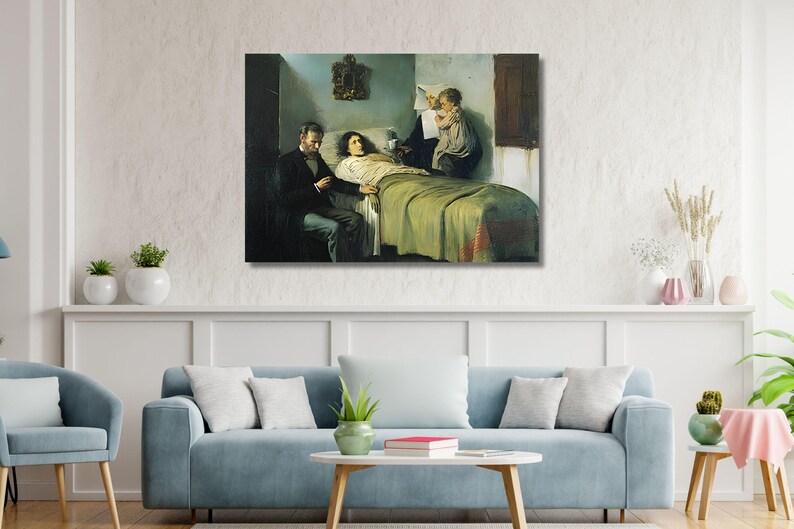 Picasso Science Charity Canvas Print: Modern Fine Art Poster, Ready ...