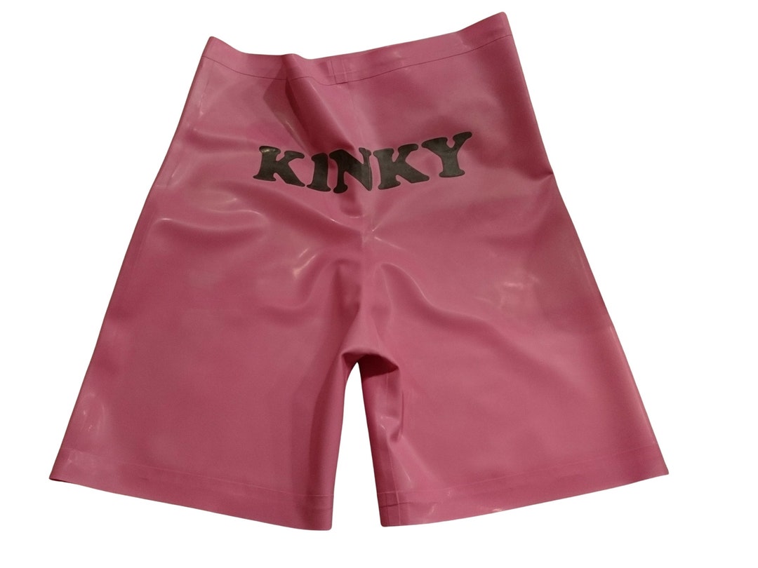 Latex Board Shorts With Custom Text - Etsy