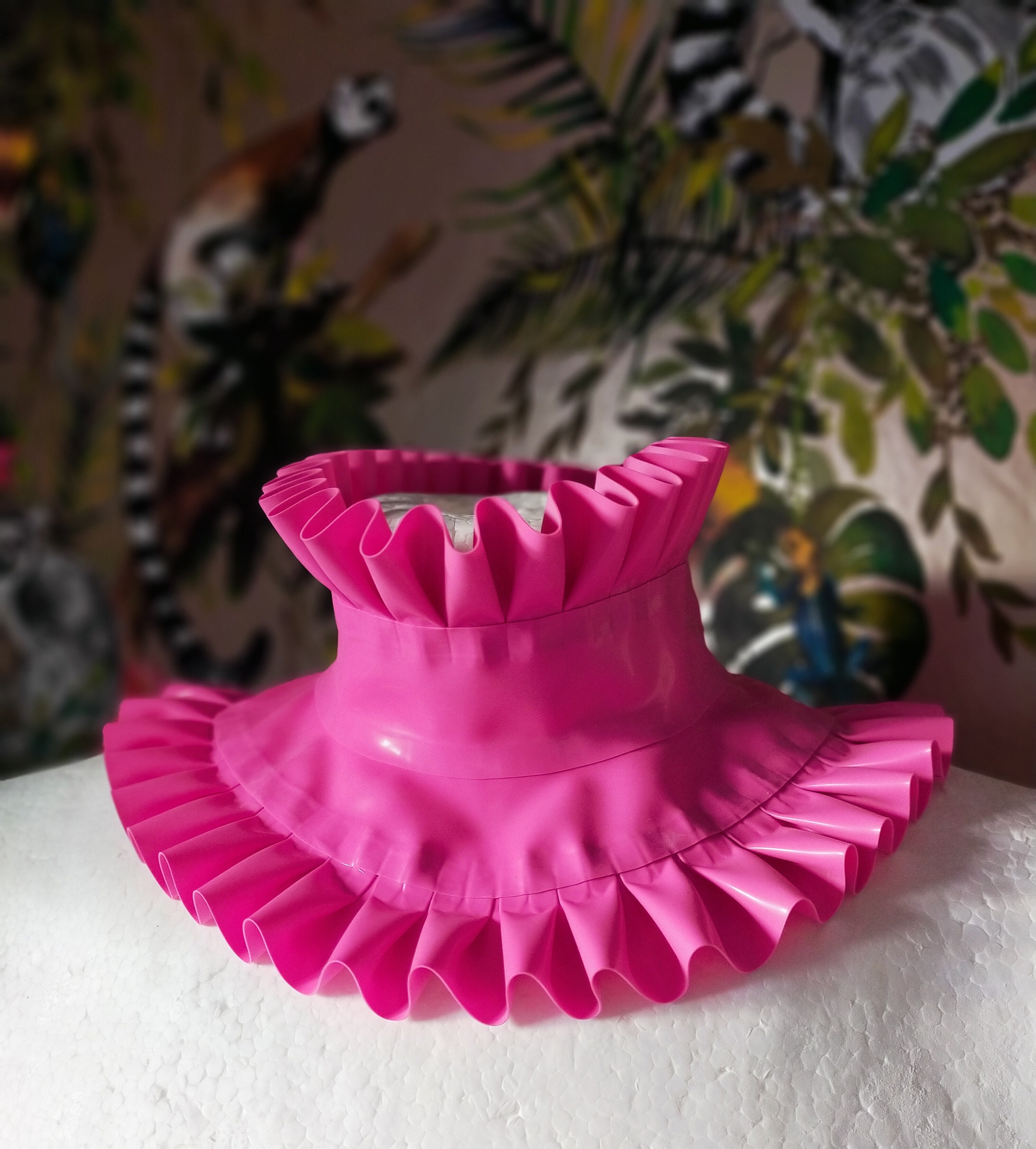Frilled Latex Choker - Etsy
