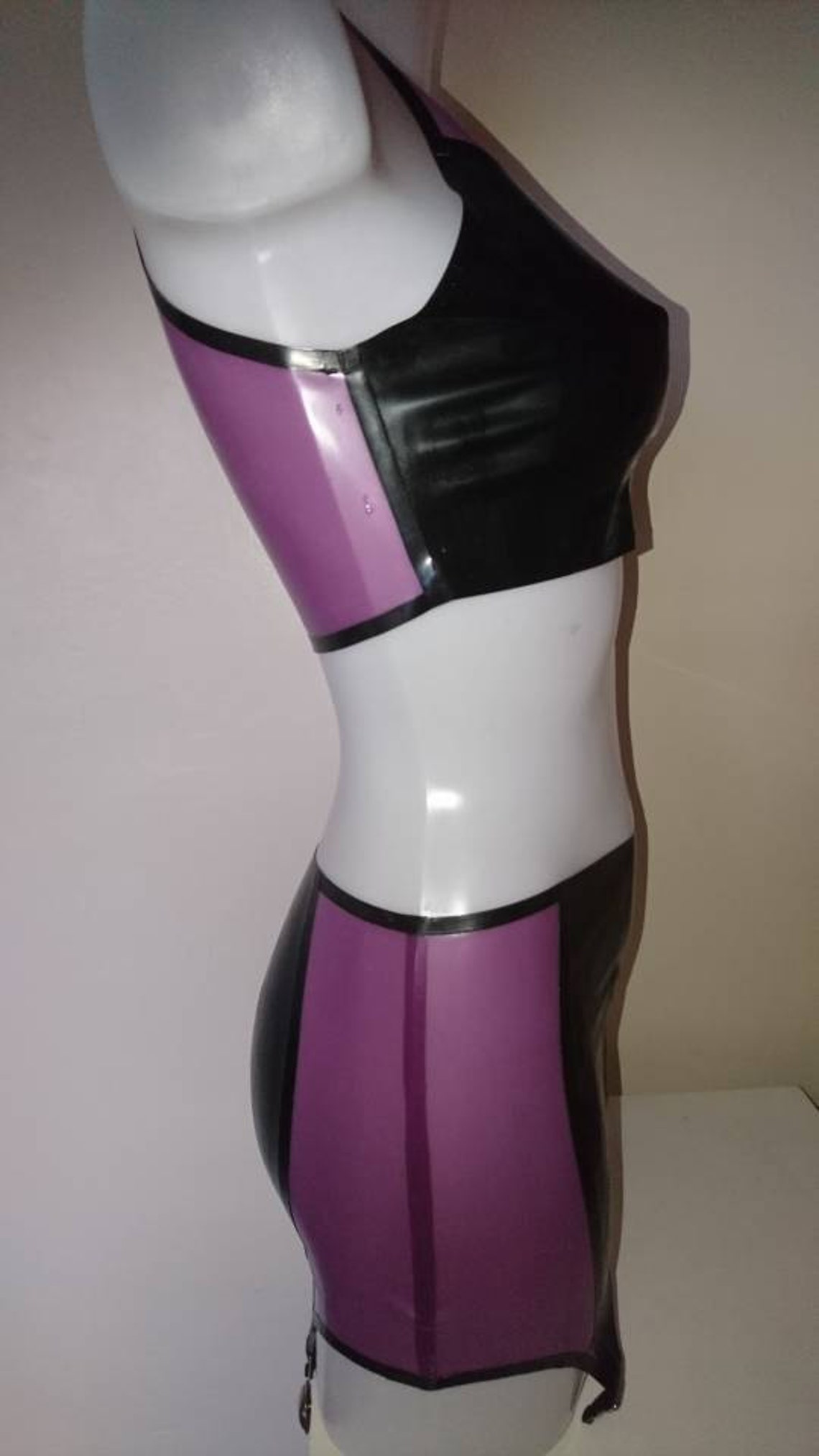 Latex Suspender Belt | Etsy