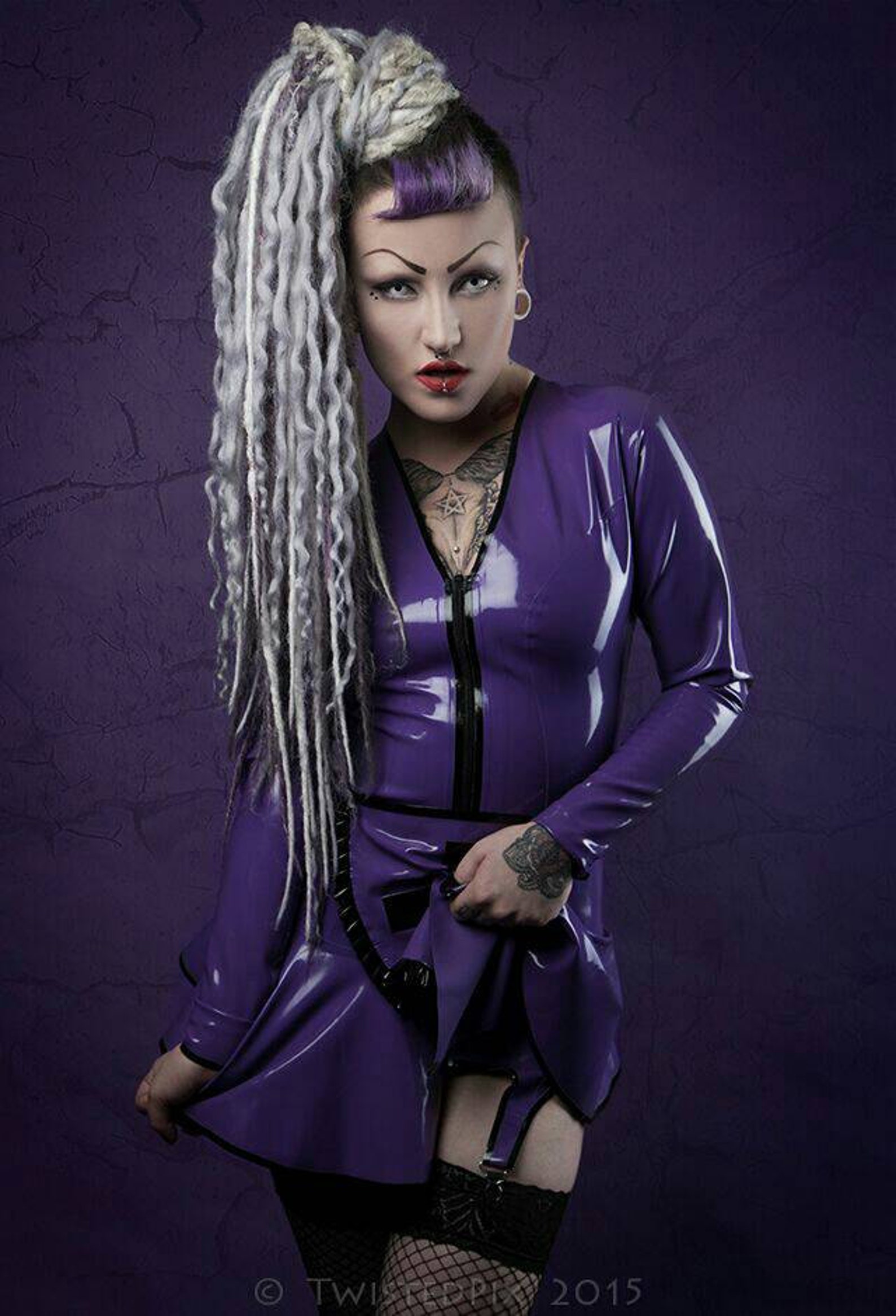 Long Sleeve Latex Nurse Dress - Etsy