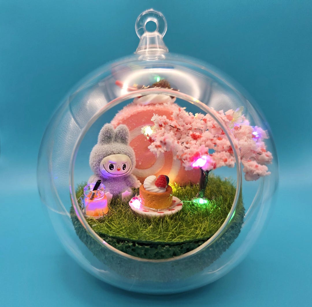 Mini Labubu World Globes Night Light - Etsy