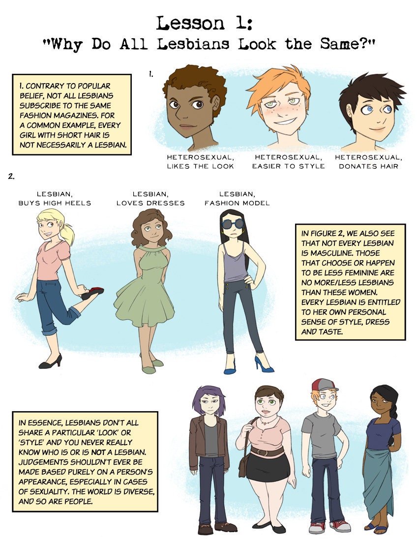 Lesbians 101 - Complete First Edition PDF - Etsy