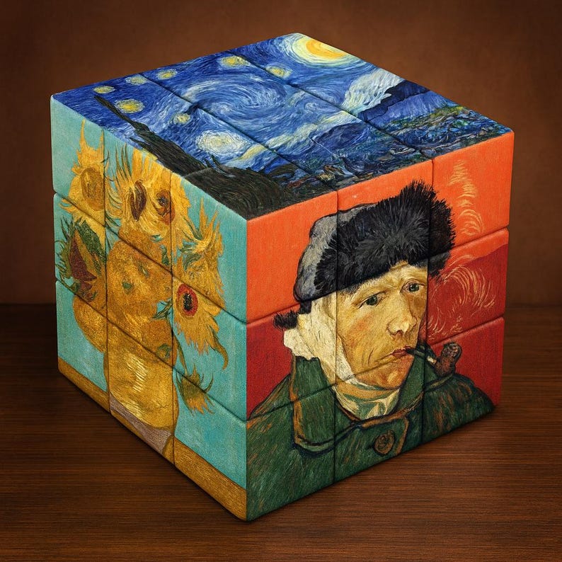Artistic Rubik’s Cube – Unique Hungarian Puzzle Cube With Various ...
