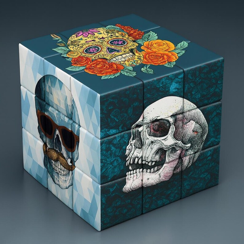Artistic Rubik’s Cube – Unique Hungarian Puzzle Cube With Various ...