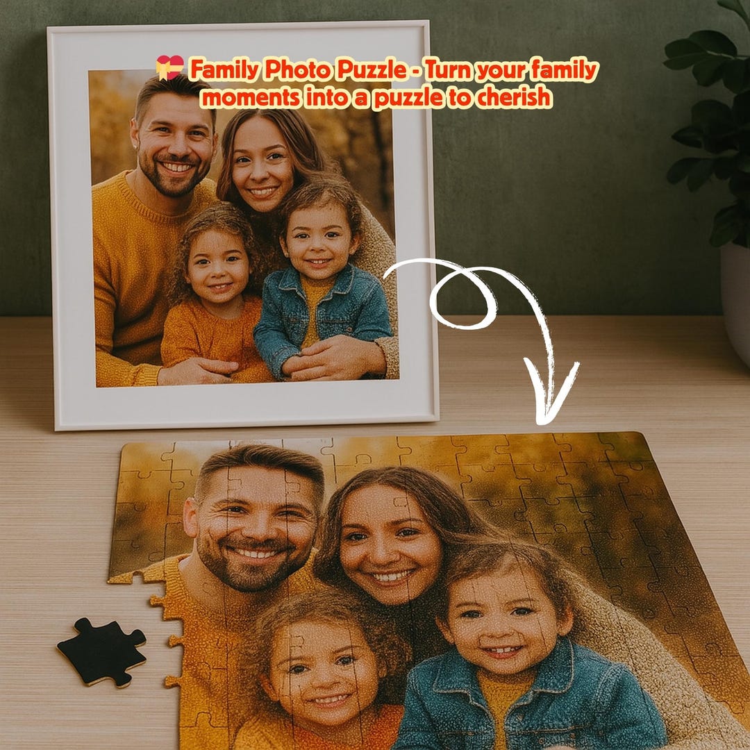 Custom Picture Puzzle With Photo Box – Personalized Jigsaw Made From ...