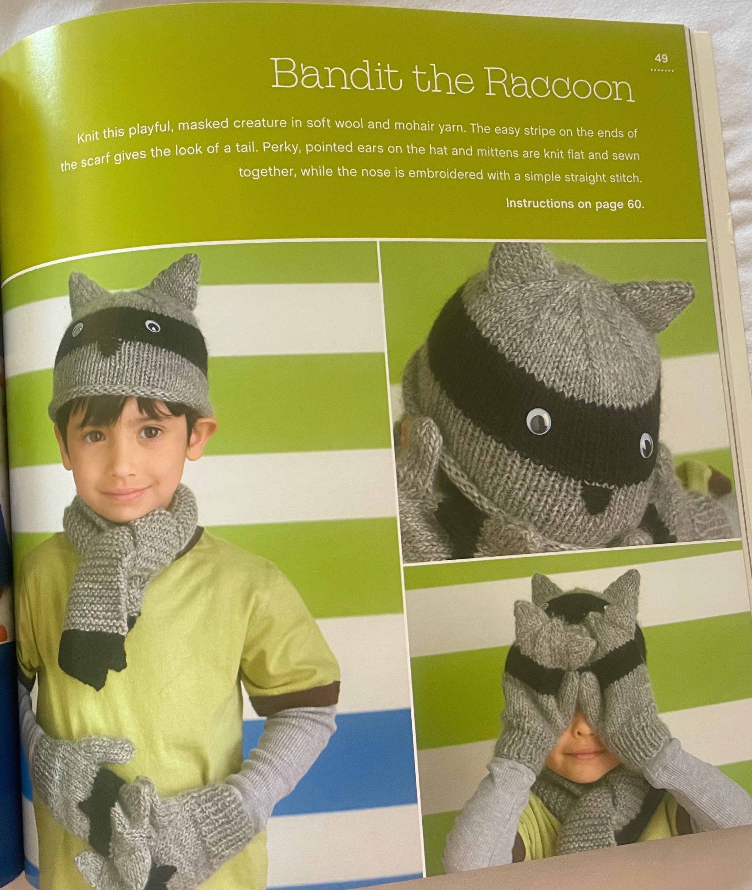 Knitted Critters for Kids to Wear Book 40 Animal Themed - Etsy