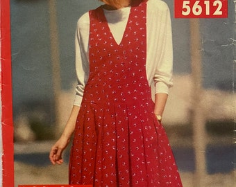 1960s Simplicity 8146 sz 8 B31.5 Misses Jumpsuit Pantdress Mini Culotte ...