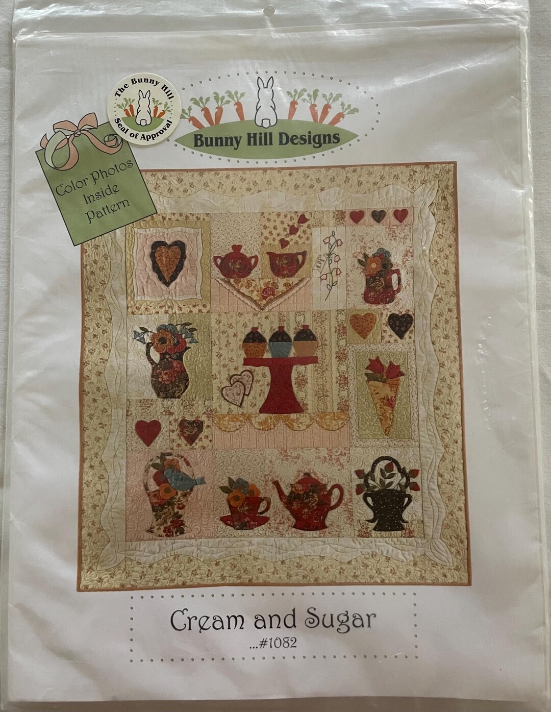 Cream and Sugar Quilt Pattern Packet Bunny Hill Designs - Etsy
