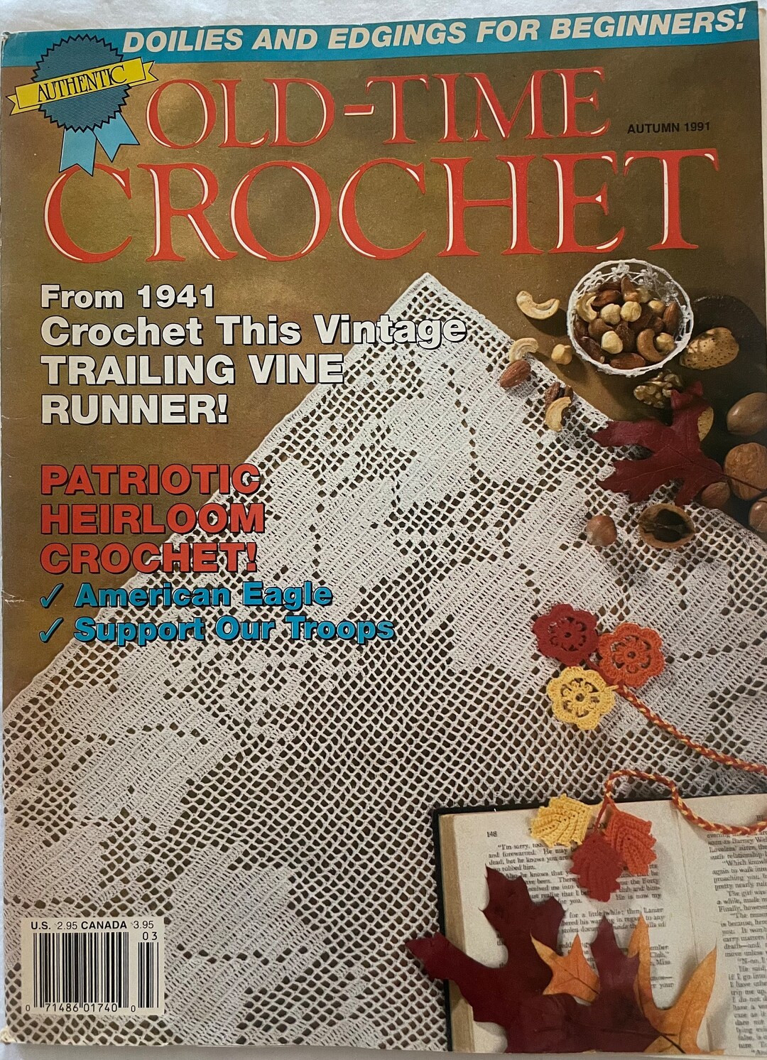Old-time Crochet Magazine Autumn 1991 PRE-OWNED - Etsy
