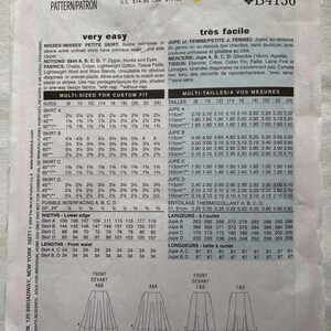 Butterick 4136 Pattern Misses' Skirt Sz 8, 10, 12 UNCUT - Etsy