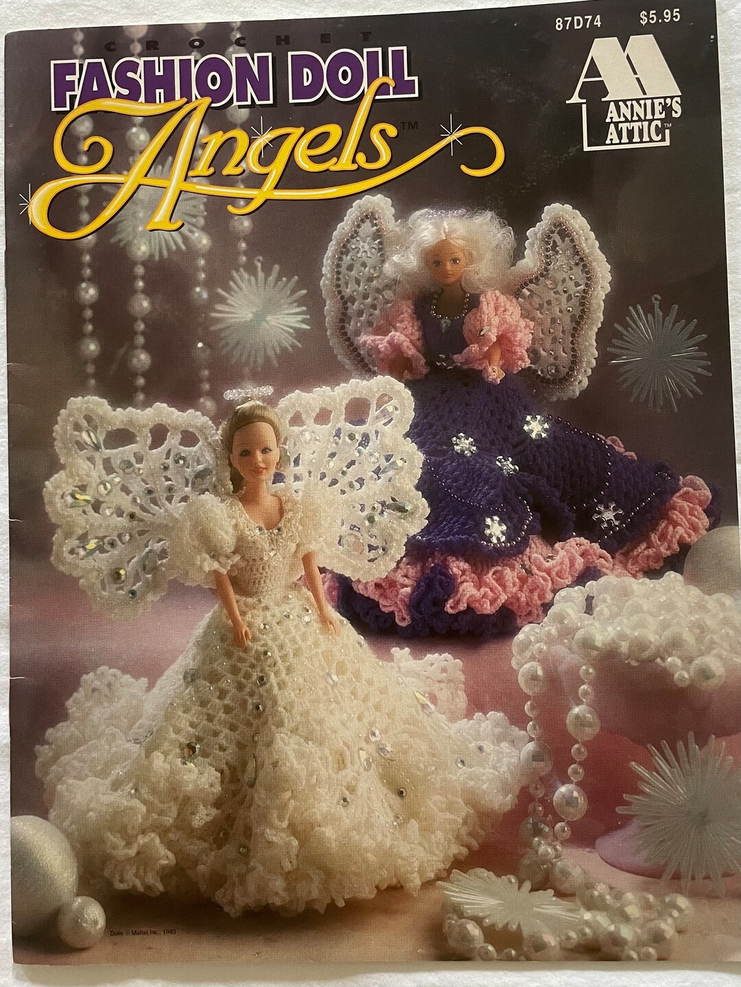 Fashion Doll Angels Crochet Pattern Book 6 Designs Annie's Attic - Etsy