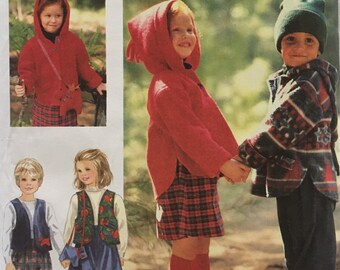 1990s Simplicity 9778 UNCUT Vintage Sewing Pattern Boys Girls Top ...
