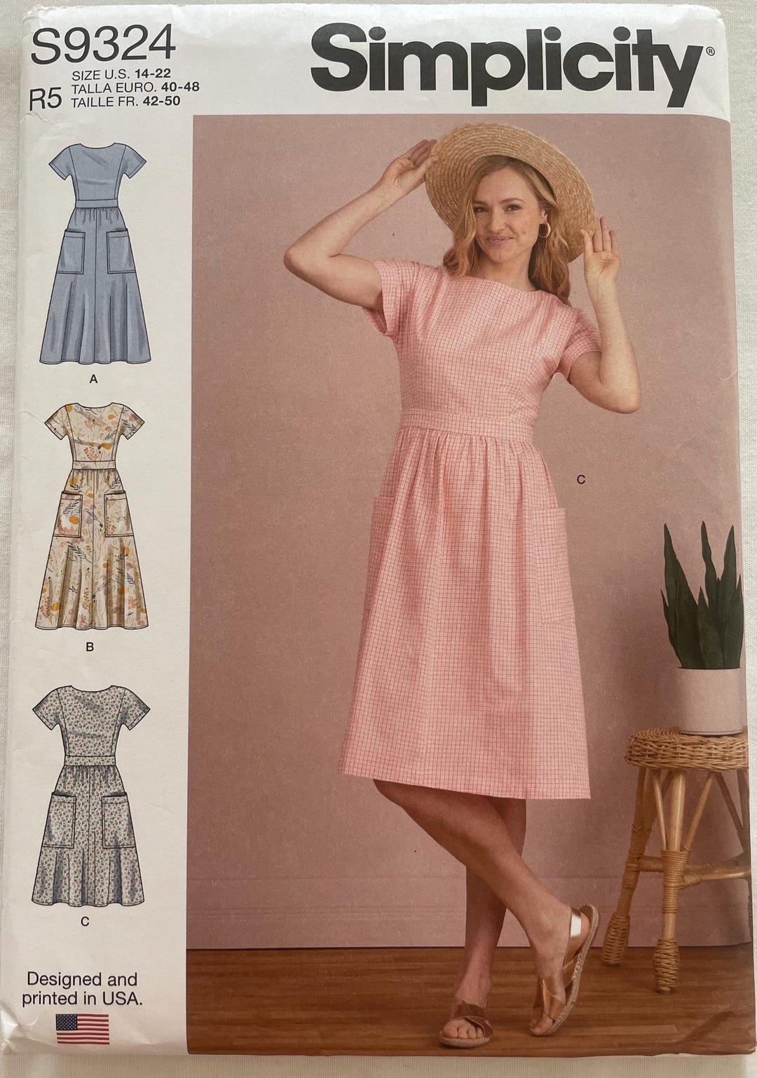 Simplicity 9324 Pattern Misses' Dresses Sz 14 - 22 UNCUT - Etsy