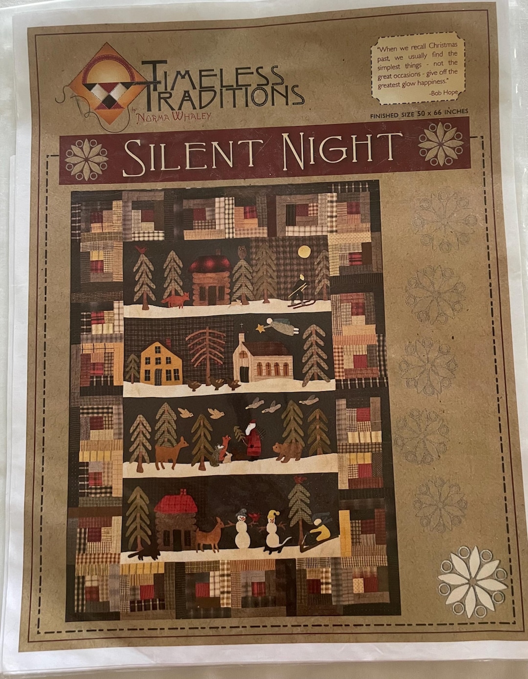 Silent Night Quilt Pattern Timeless Traditions - Etsy