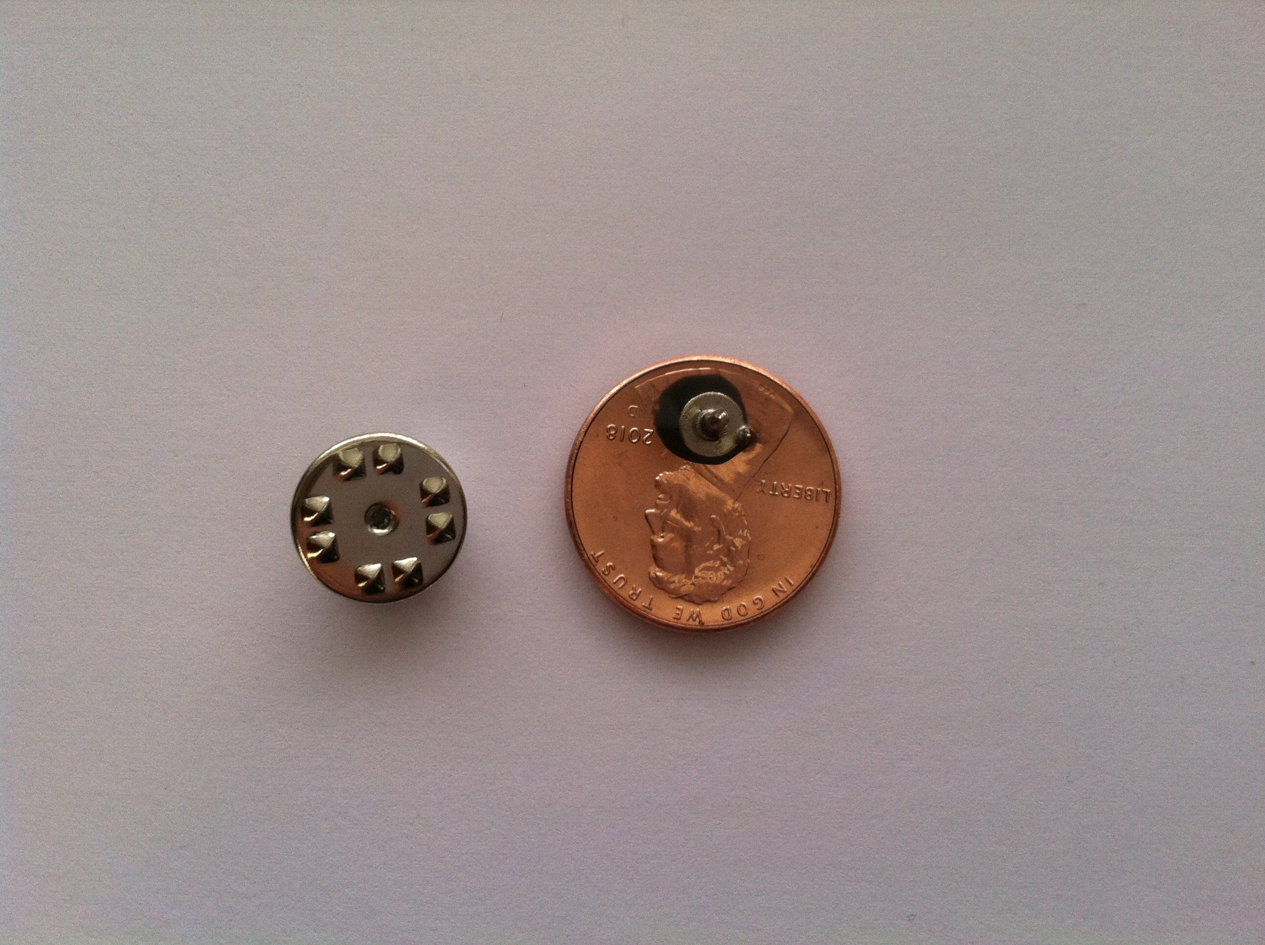 Rainbow Peace Sign Lucky pinny Penny Pin OR Dime | Etsy