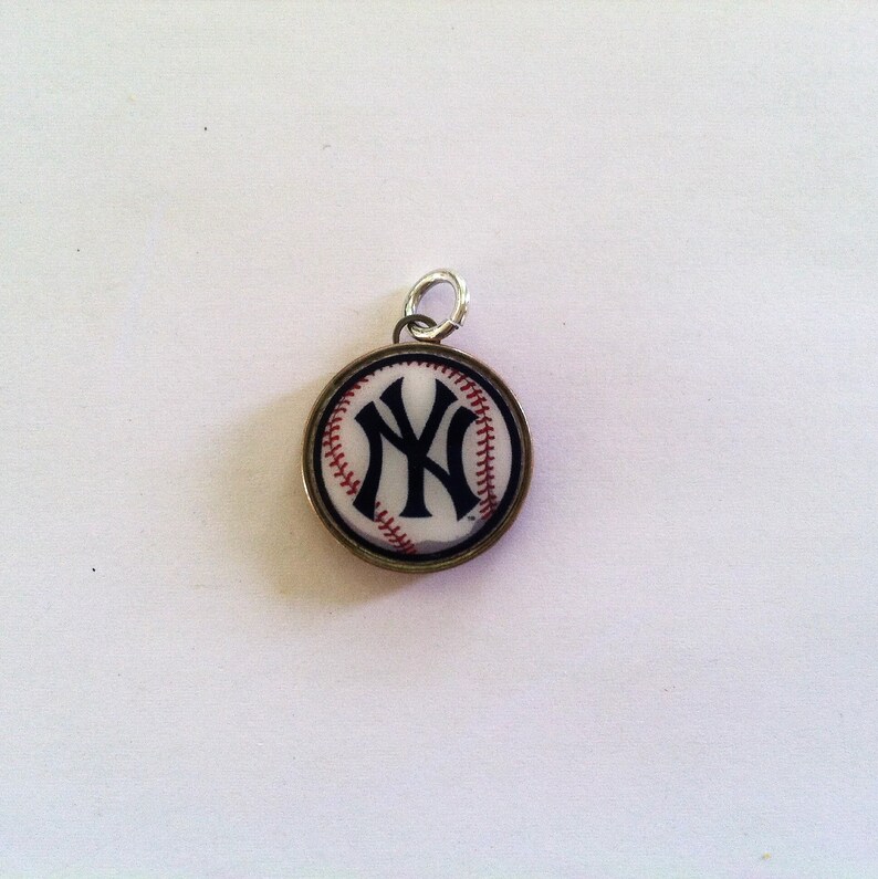 New York Yankees Dime Pendant on Chain or Cord Charm Necklace - Etsy