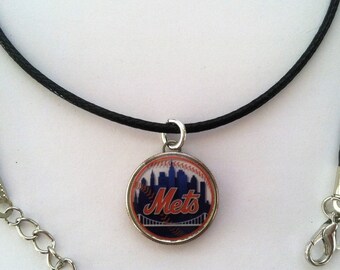New York Mets Necklace - Etsy