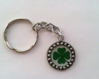 Shamrock Key Ring - Etsy