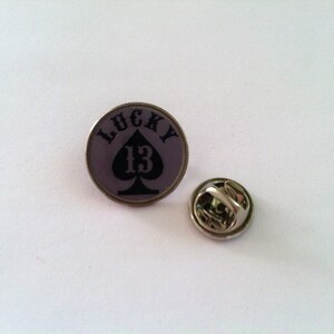Lucky 13 Lucky pinny Penny Pin OR Dime Pin - Etsy