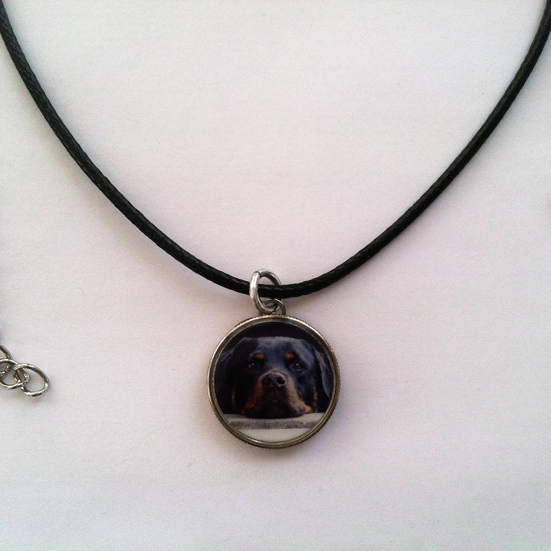 Rottweiler Pendant - Etsy