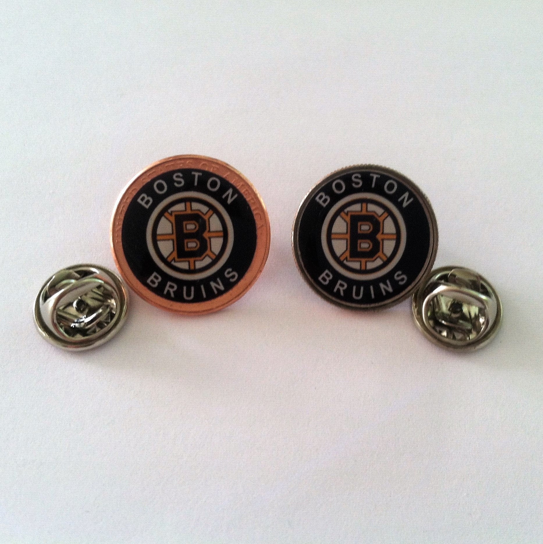 Boston Bruins Hockey Lucky pinny Penny Pin OR Dime | Etsy
