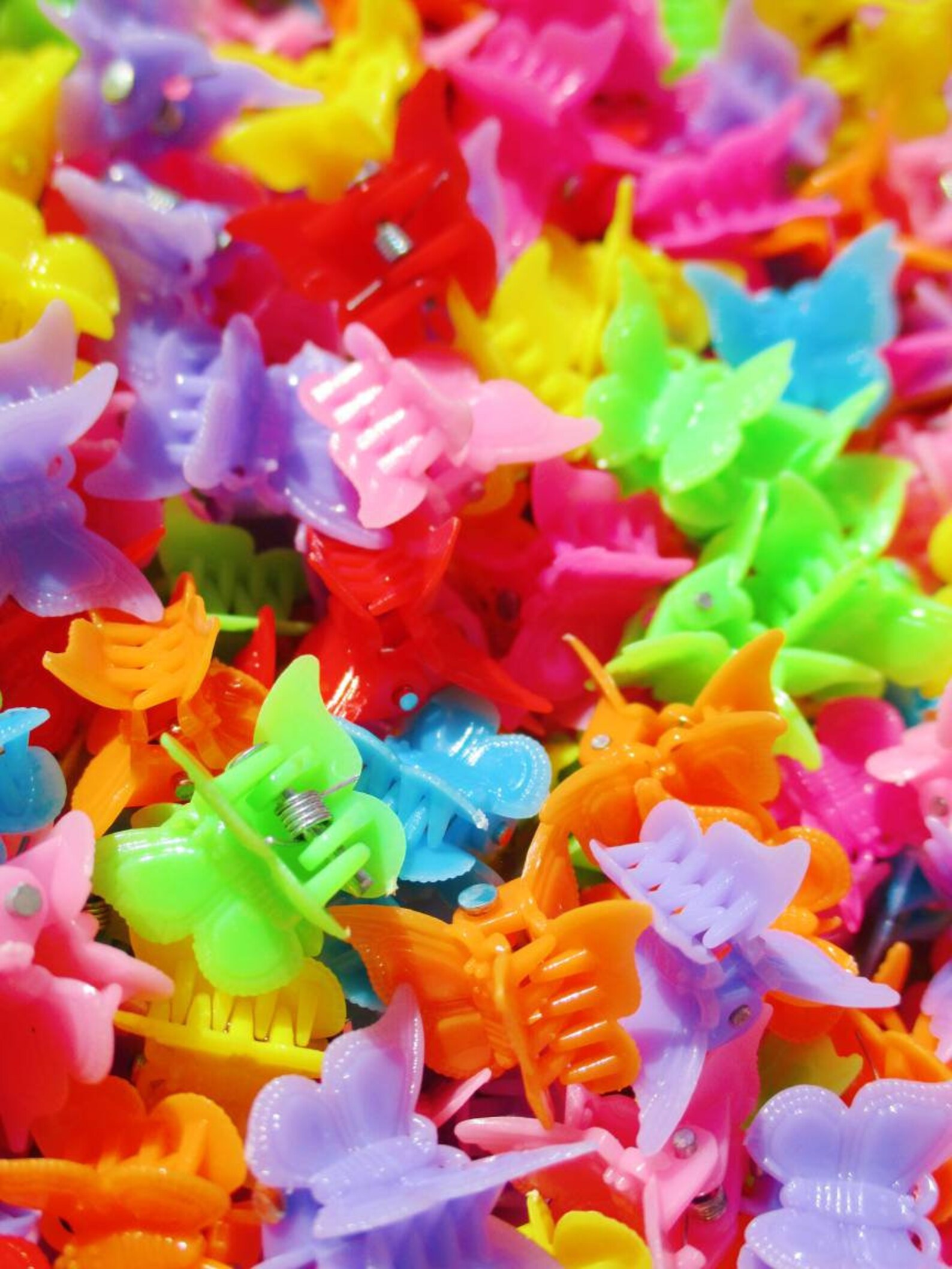 10pc Set 90's Butterfly Clips 90's Hair Clips | Etsy