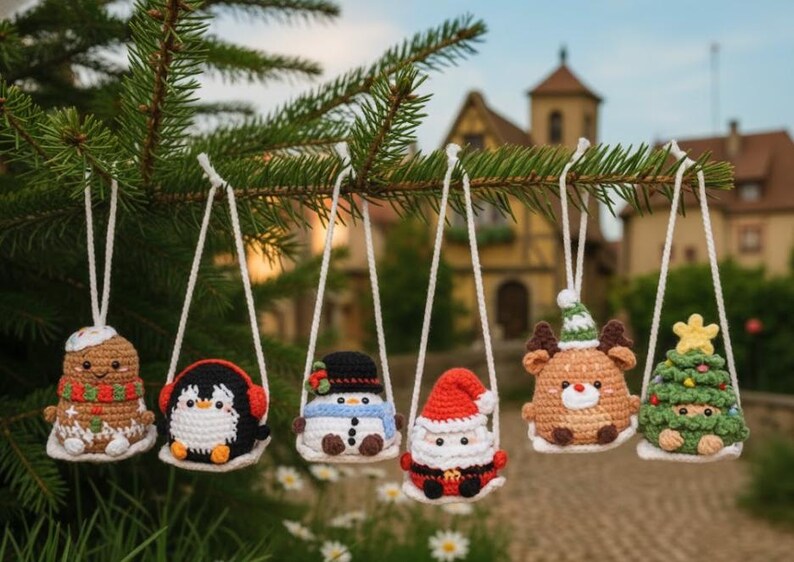 Christmas Car Hanging Crochet Pattern Bundle – Swinging Holiday Squad ...