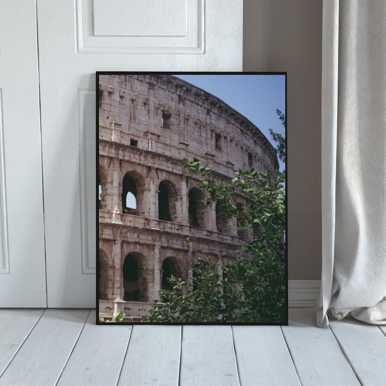 Rome Colosseum Print: Vintage 35mm Film Photography (digital Download ...