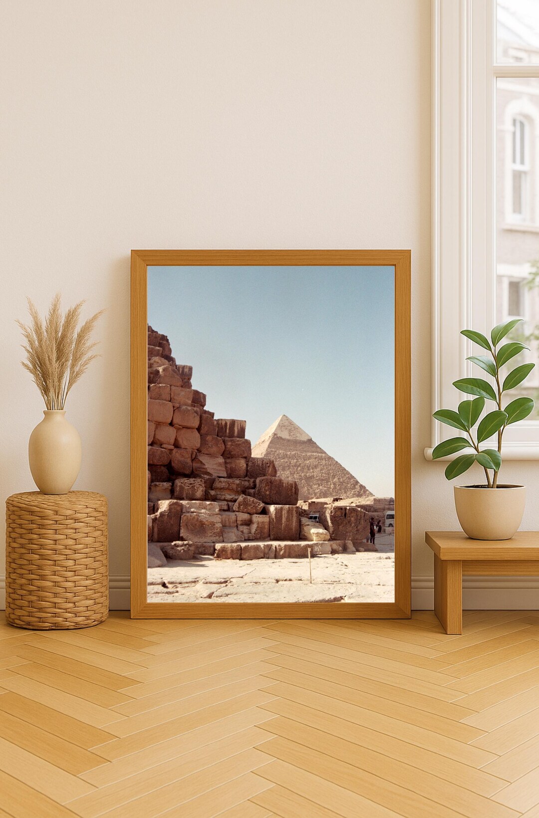 Pyramids of Egypt Wall Art – Giza Pyramid Vertical 35mm Film ...