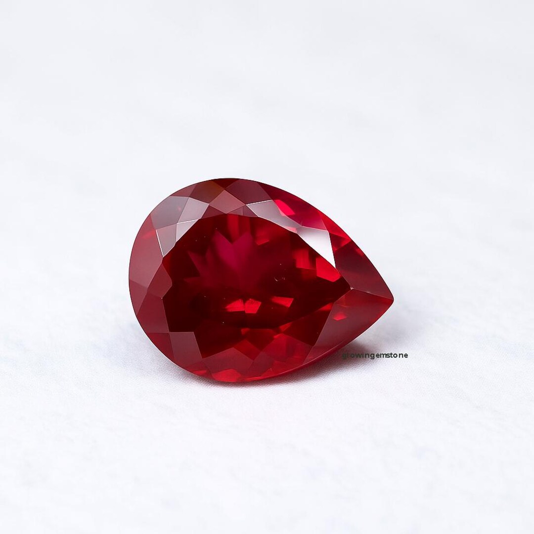 11.80 Ct Natural Blood Red Ruby Making Jewelry Best Gift for Him Stone ...