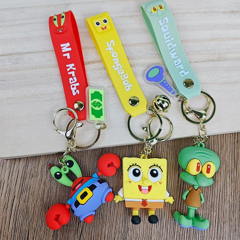 Cartoon Keychain - Etsy