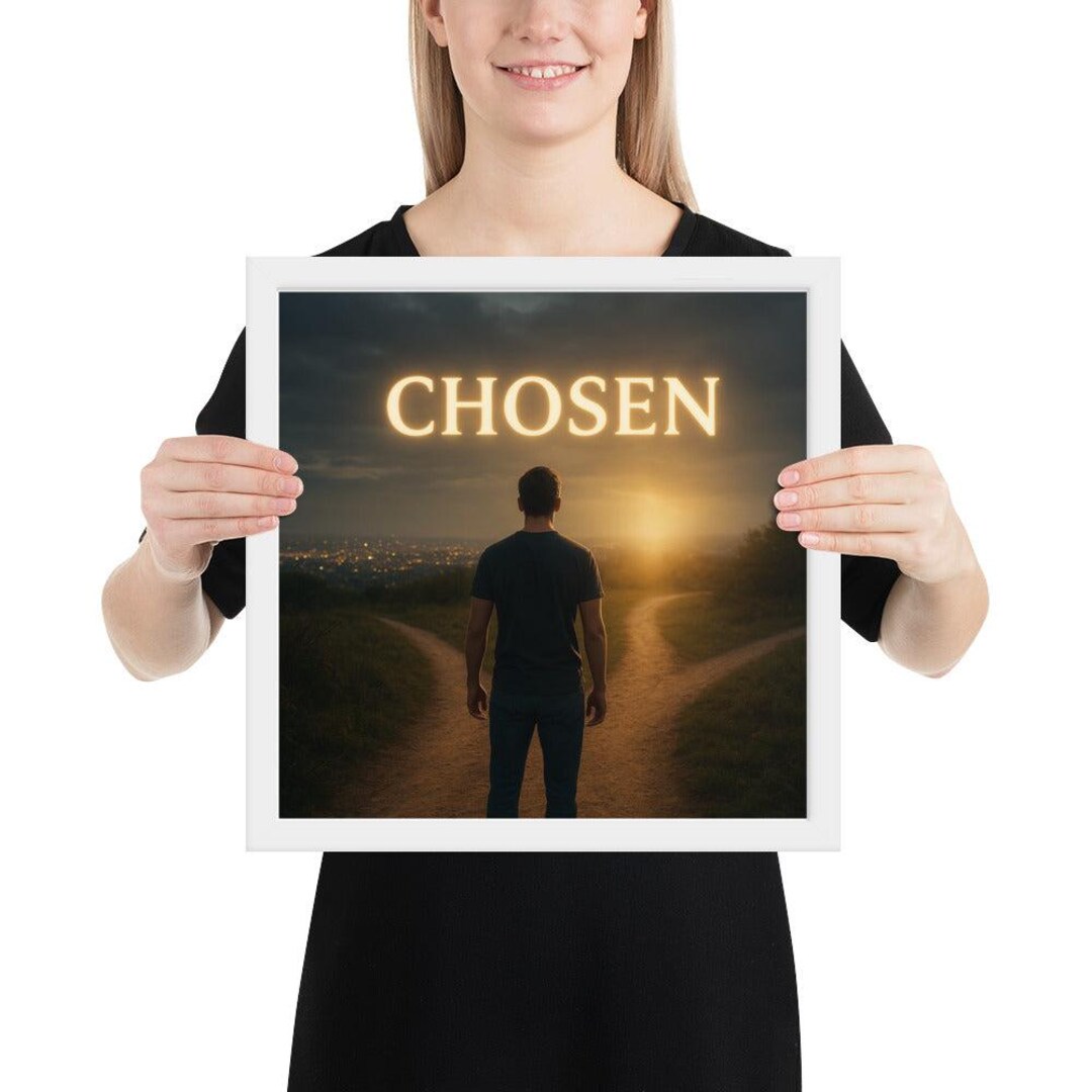 Chosen Christian Wall Art – Prophetic Poster & Framed Print | Faith ...