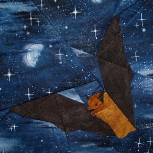 Little Brown Bat Paper Piecing Quilt Pattern PDF - Etsy