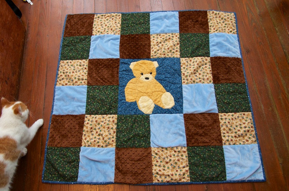 Teddy Bear Paper-piecing Quilt Pattern PDF - Etsy