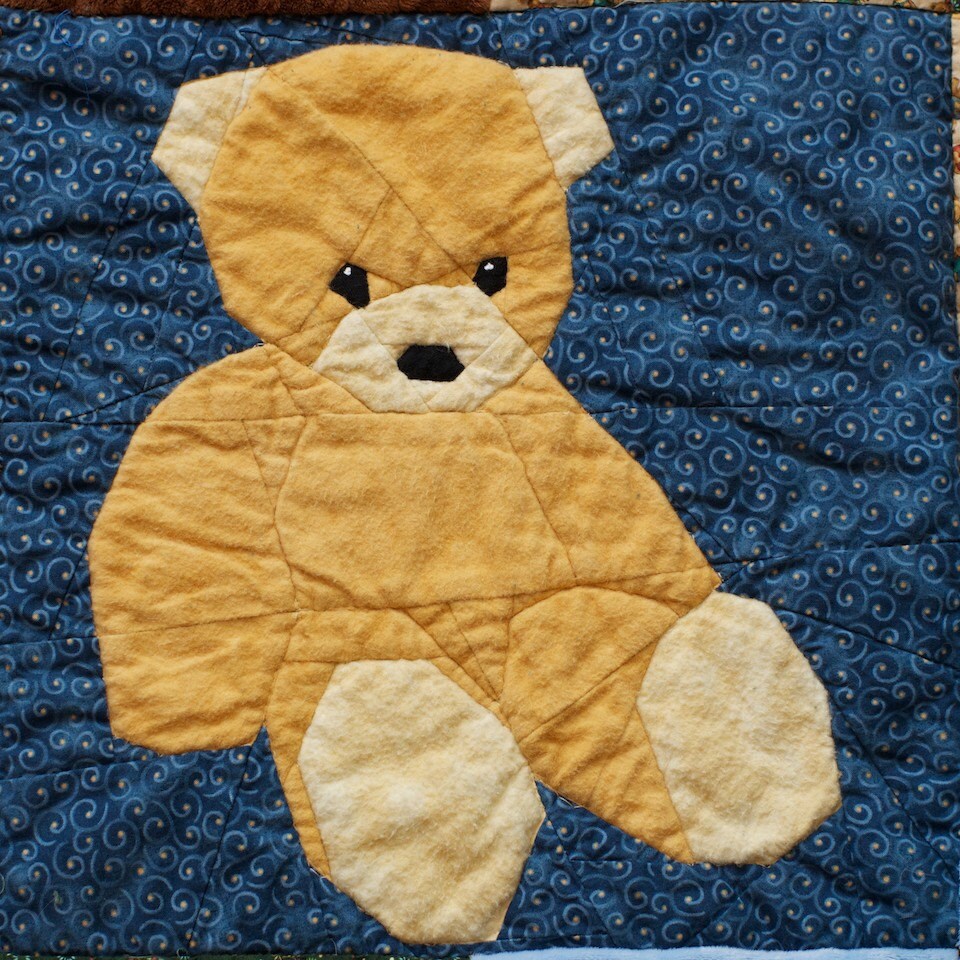 Teddy Bear Paper-piecing Quilt Pattern PDF - Etsy