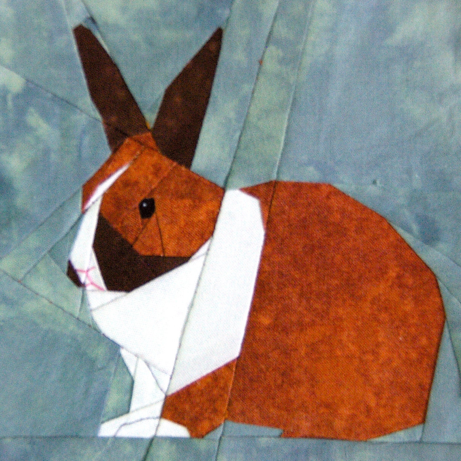 Dutch Rabbit Paper-piecing Pattern PDF - Etsy