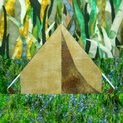 Camping Tent Paper Pieced Quilt Block Pattern PDF - Etsy